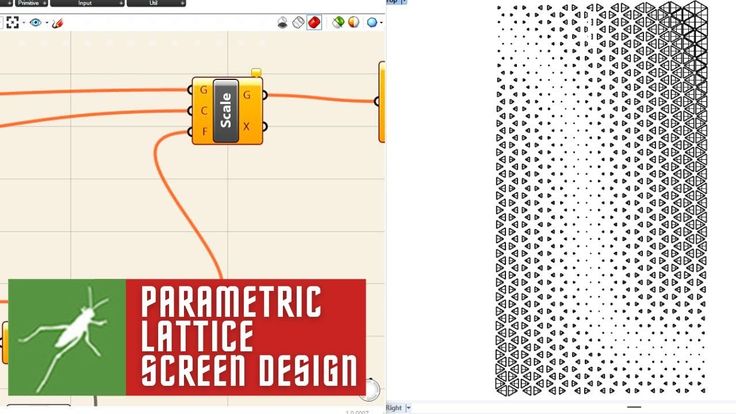 Parametric Lattice Screen Jali Design In Grasshopper Script Definition Lattice Screen
