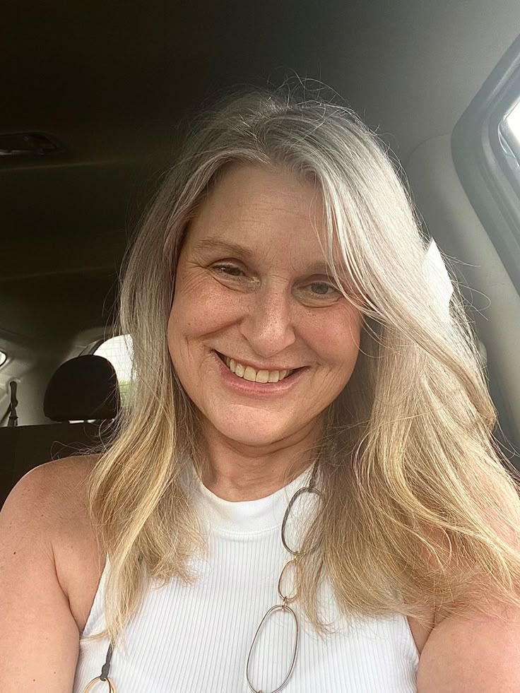 Making Life Easy And Beautiful Grey Hair Blonde Hair Women Looking
