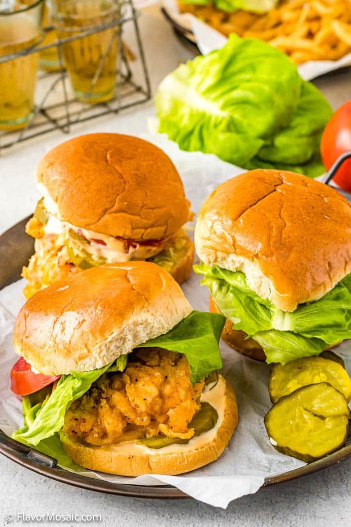 These copycat Chick Fil-A Crispy Chicken Sandwiches have chicken that ... These copycat Chick Fil-A Crispy Chicken Sandwiches have chicken that ...