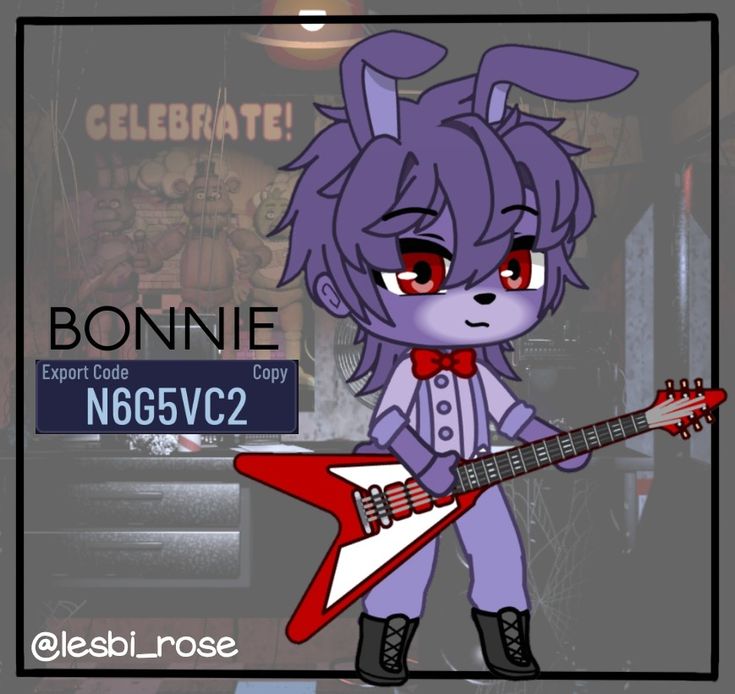 Fnaf 1 Bonnie Oc Fnaf Characters Fnaf Fnaf Oc