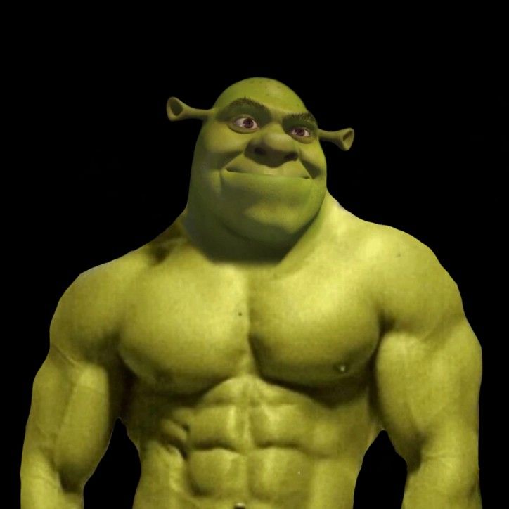 Shrek Powerful 💪🏼🤣 Shrek Shrek Funny Very Funny Pictures