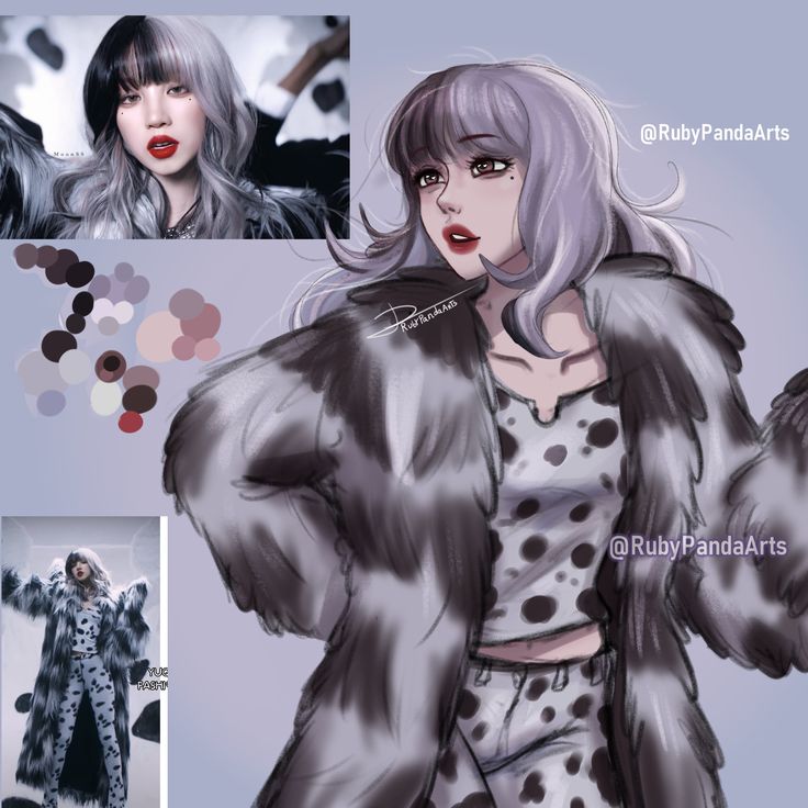 Yuqi Cruella Super Lady Fanart By Rubypandaarts In 2024 Fan Art Cruella Art