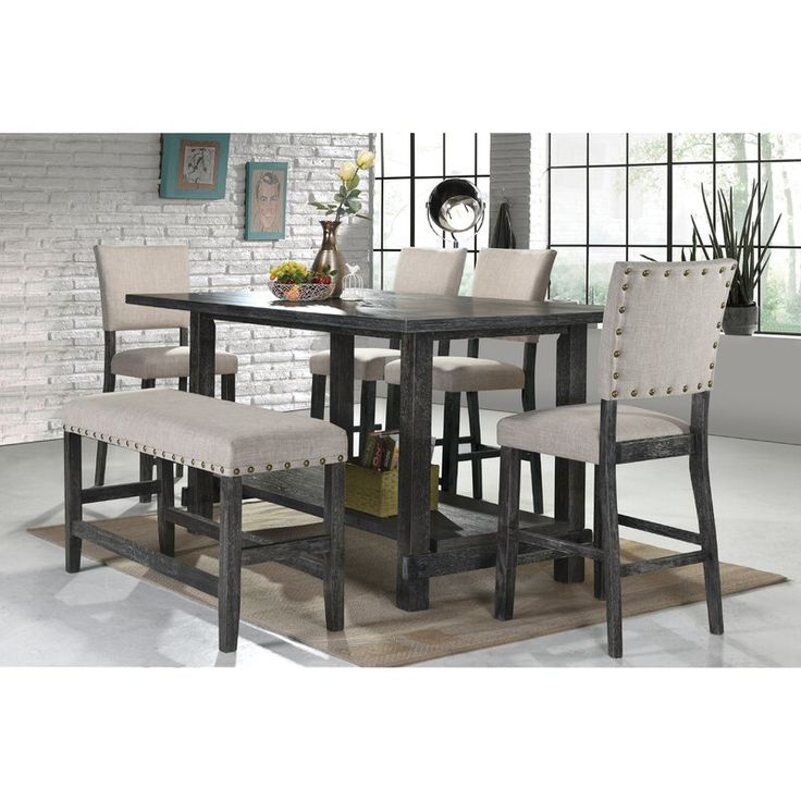 Laurel Foundry Modern Farmhouse Keegan 6 Piece Dining Set And Reviews