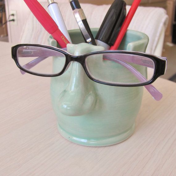 Pencil Holder Eyeglass Holder Ceramic Pottery Pencil Cup Etsy Eyeglass Holder Pottery Ts