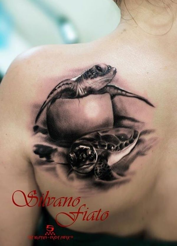 60 Great Examples Of Sea Turtle Tattoos With Meanings Turtle Tattoo