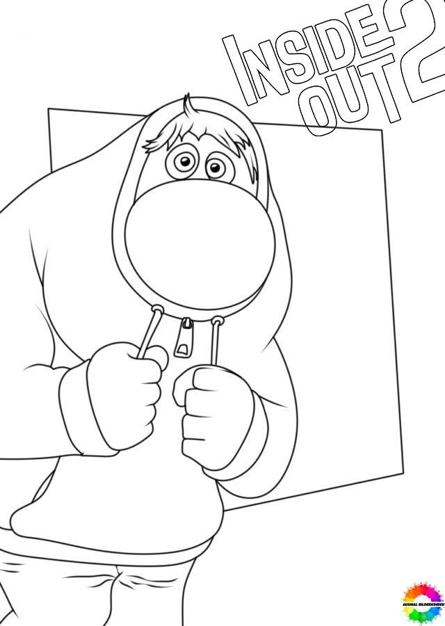 Inside Out 2 23 coloring pages for kids【2024】 Inside Out 2 23 coloring pages for kids【2024】