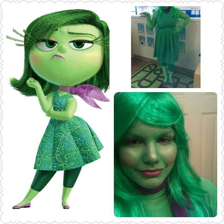 Disgust Inside Out Halloween Party Costumes Costume Party Disney Inside Out
