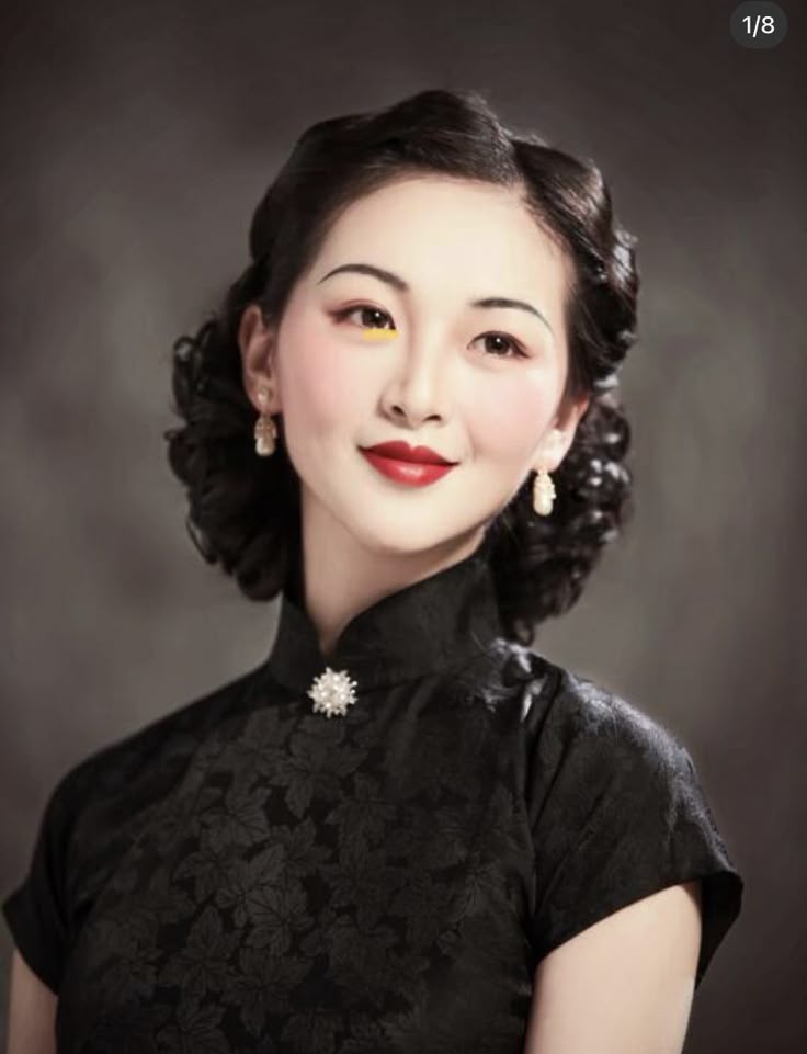 Pin By Linda Duval On Photographie 1940s Hairstyles Chinese Hairstyle Hair Styles
