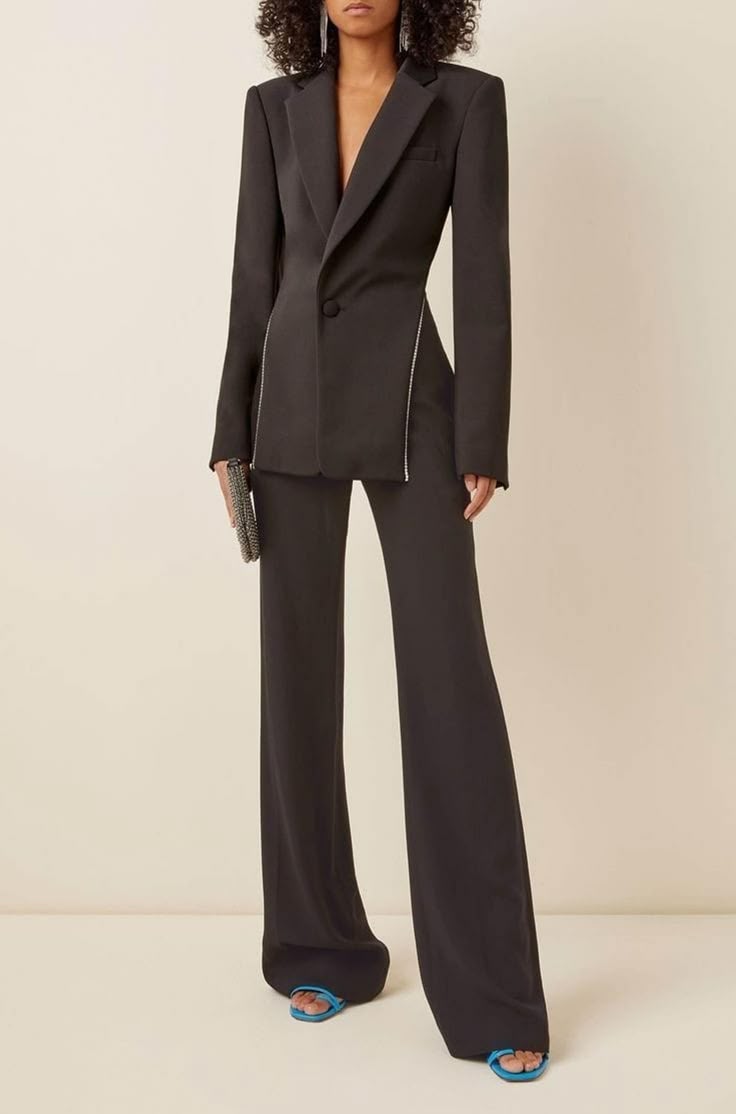 Womens Two Piece Designer Two Piece Suit Womens Suit Setwomens Suit Setwomens Suit Etsy