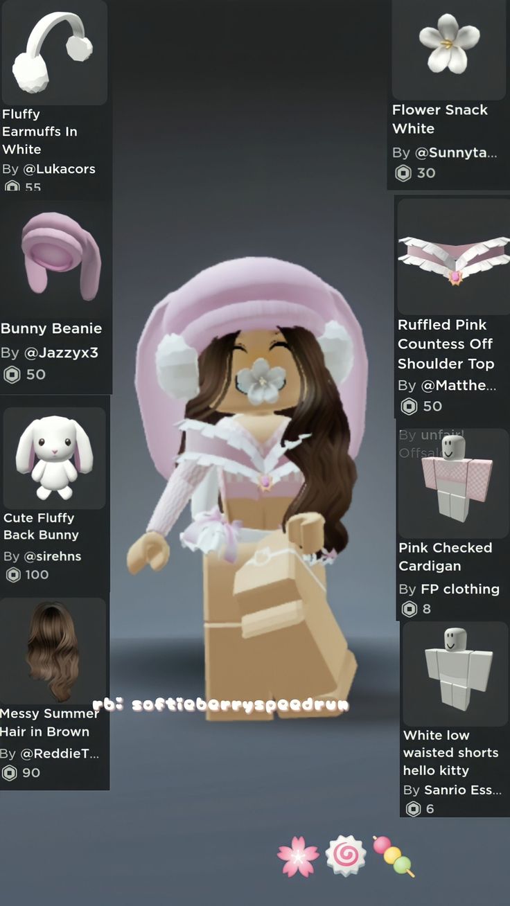 Softie Pink Kawaii Roblox Outfit Idea
