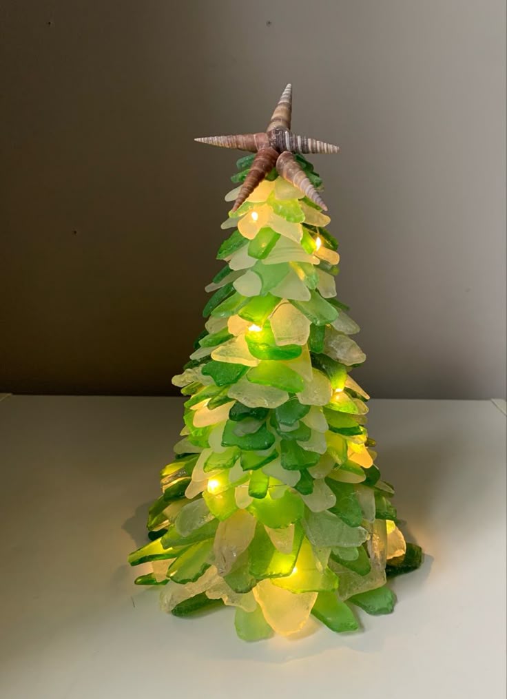 Sea Glass Christmas Tree