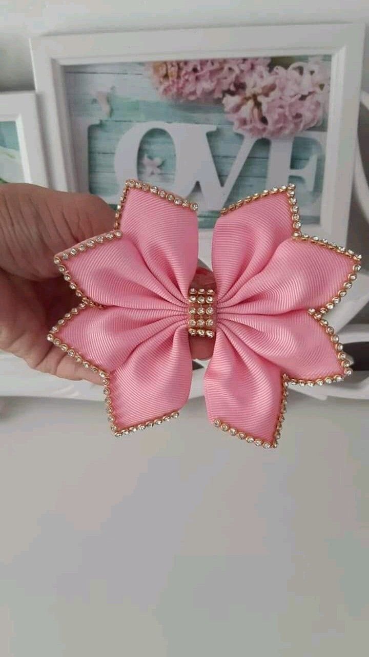 Pin By Antonio Hernandez On Handmade Diy Hair Accessories Ribbon Hair Bows Diy Ribbon