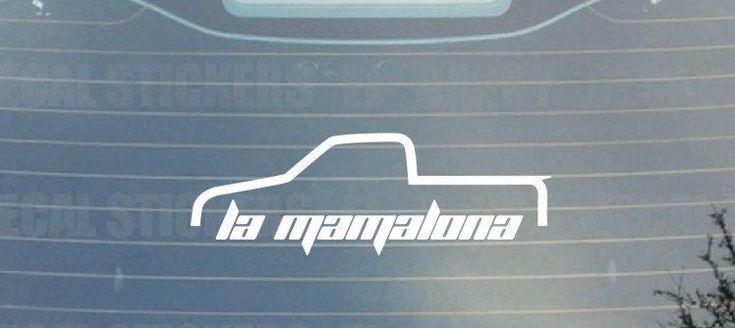 La Mamalona Truck Decal Sticker Takuache Cuh Puro Trokiando Etsy La Mamalona Trucks Decals