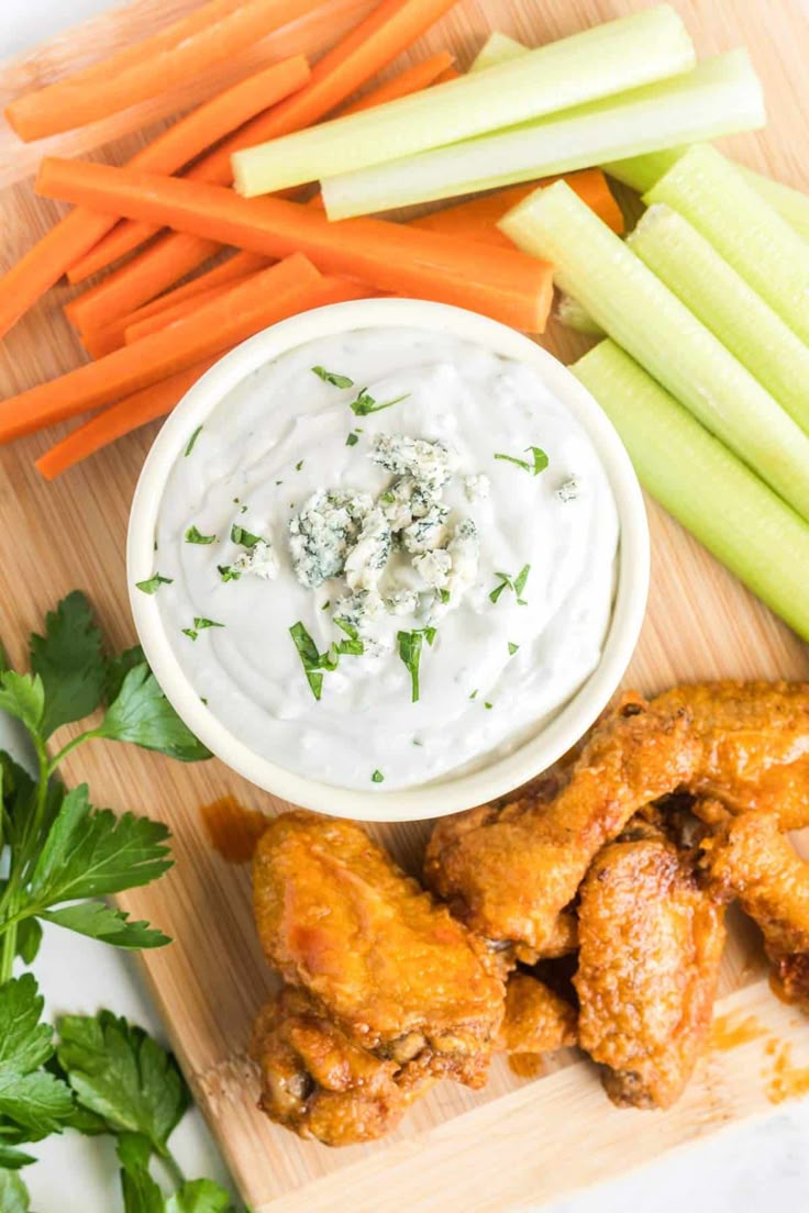 Cool And Creamy Blue Cheese Dip Is The Best Dip For Buffalo Chicken Wings Veggie Sticks Or