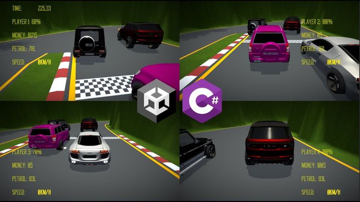 Unity Game Engine And C Programming Language The Car Game 2023 In 2024 Game Engine Unity