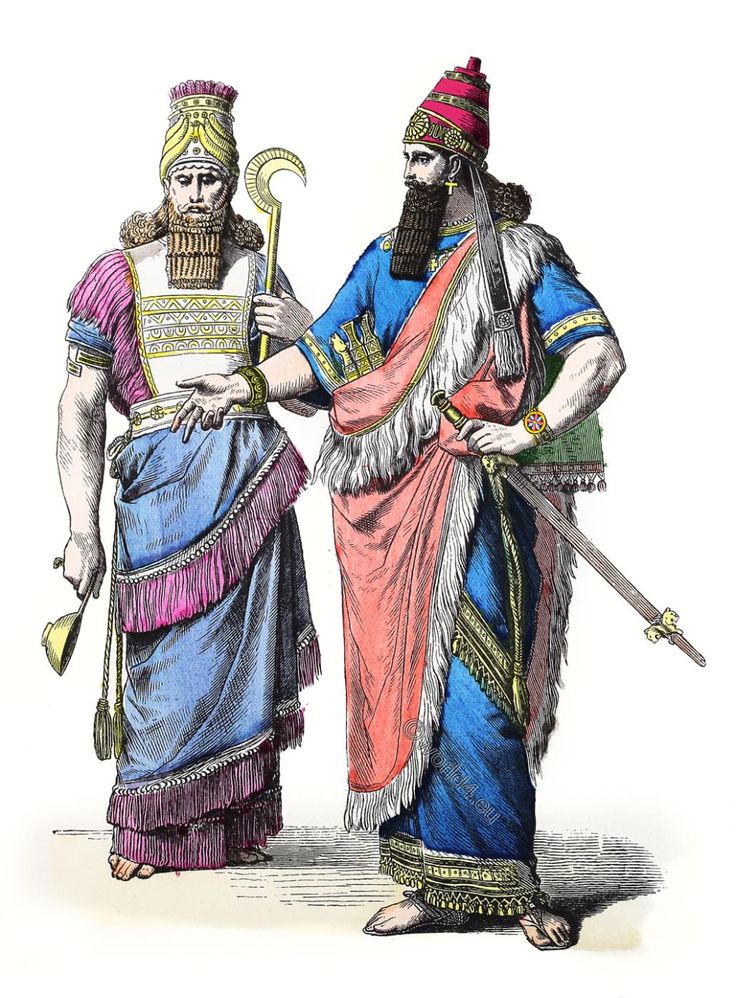Assyrian, Egyptians and Medes costumes in pre-Christian times ... Assyrian, Egyptians and Medes costumes in pre-Christian times ...