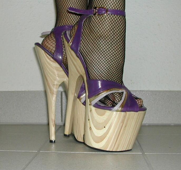 Wooden Platforms Heels High Classy Sexy High Heels Heels