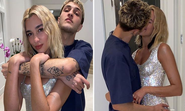 Dua Lipa And Anwar Hadid Share Steamy Kiss Celebrità