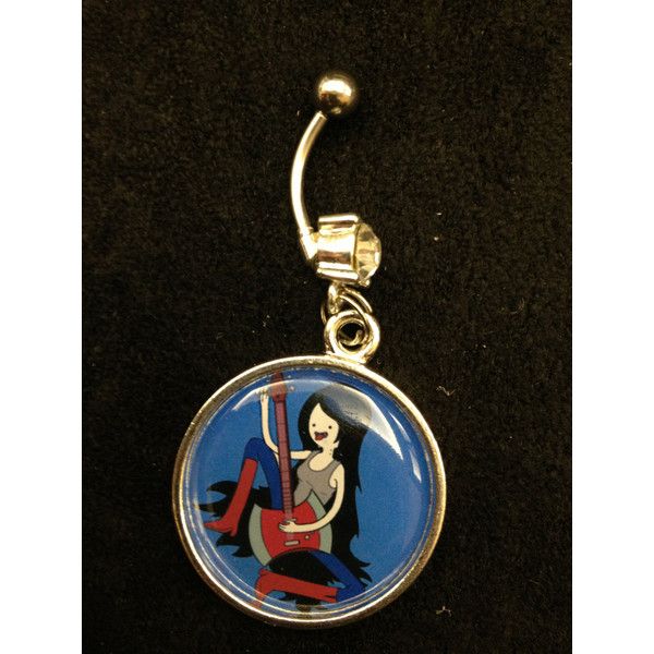 Marceline Adventure Time Belly Button Ring 12 Liked On Polyvore Featuring Jewelry Dangling