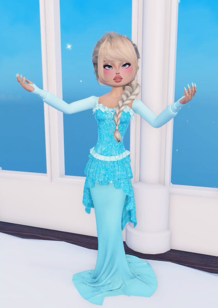 Dti Theme Disney Princesses Elsa From Elsa And Anna ️ Em 2024