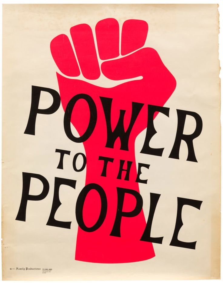 Power To The People Poster Museum
