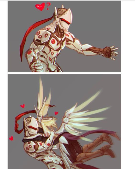 Mercy And Genji Overwatch Mercy Genji Cosplayclass Overwatch Comic Overwatch Mercy Overwatch