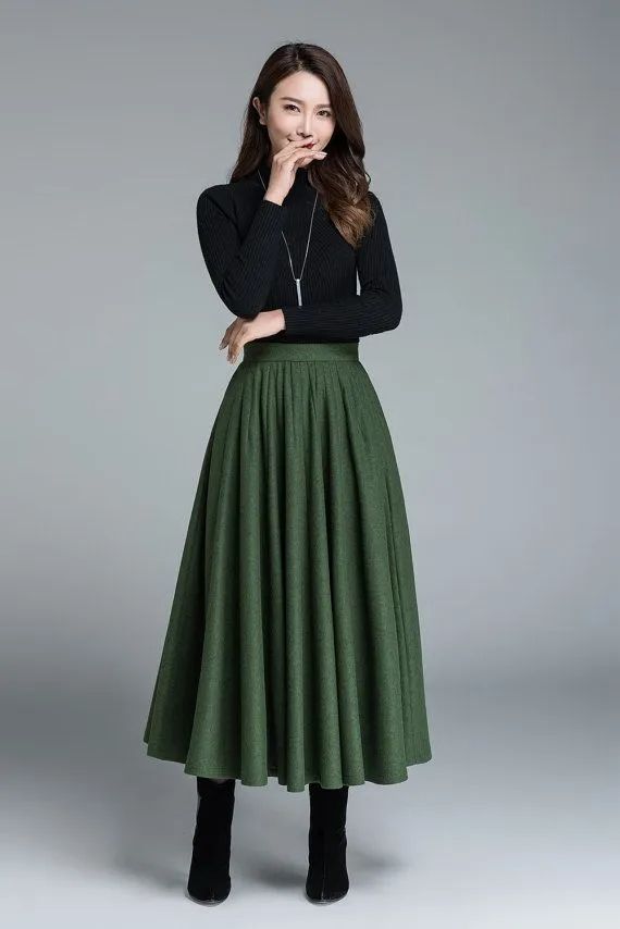 Pear Body Shape Celebrities And How To Elevate Your Style Classy Skirt Outfits Long Wool
