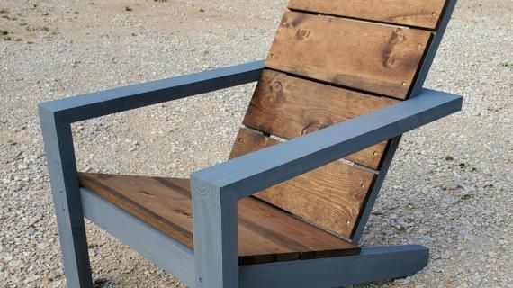 Modern Easy Build Adirondack Chair | Adirondack chairs diy, Modern ... Modern Easy Build Adirondack Chair | Adirondack chairs diy, Modern ...