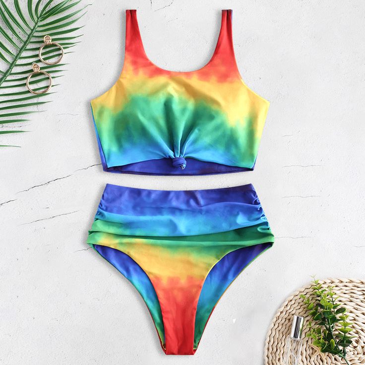Womens Swimsuits Bikini Swimwear High Waisted Bikini High Neck