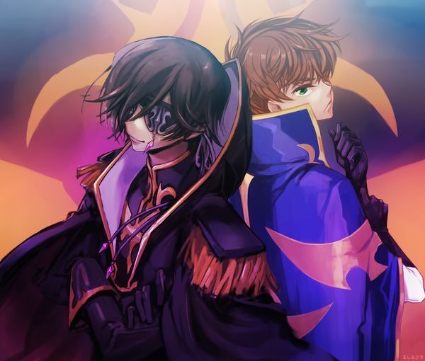 Code Geass Boukoku No Akito Julius Kingsley And Kururugi Suzaku Anime Re Zero