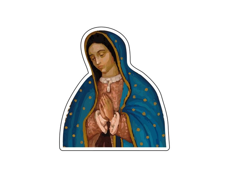 Our Lady Of Guadalupe Decal Sticker Vinyl Decal Virgin Of Guadalupe