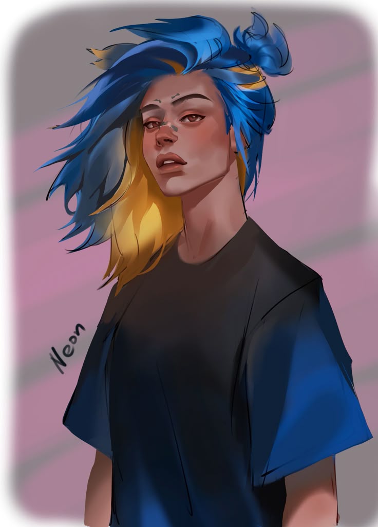 Valorant Neon Character Drawing Digital Art Girl Character Design