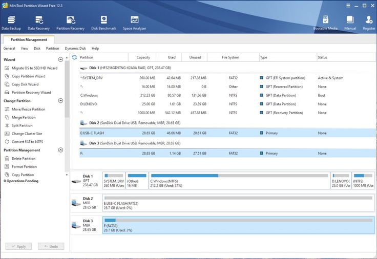 Minitool Partition Wizard Free Disk Partitioning And Formatting Tool