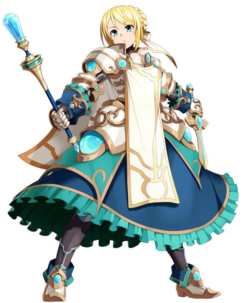 1girl Armor Armored Dress Awakening Sennen Sensou Aigis Blonde Hair