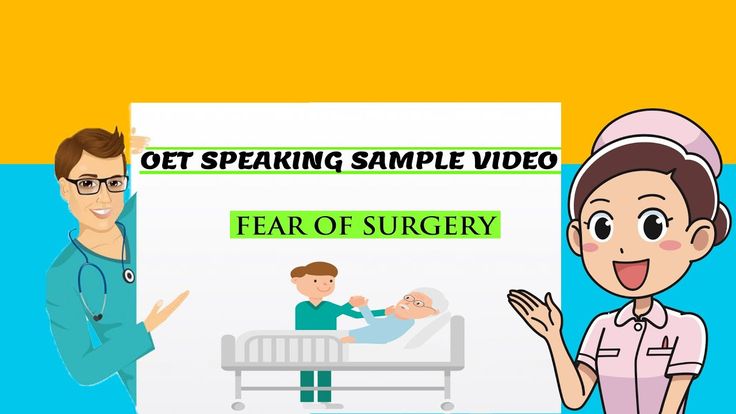 Oet Speaking Role Play Fear Of Surgery Mihiraa Cue Cards English