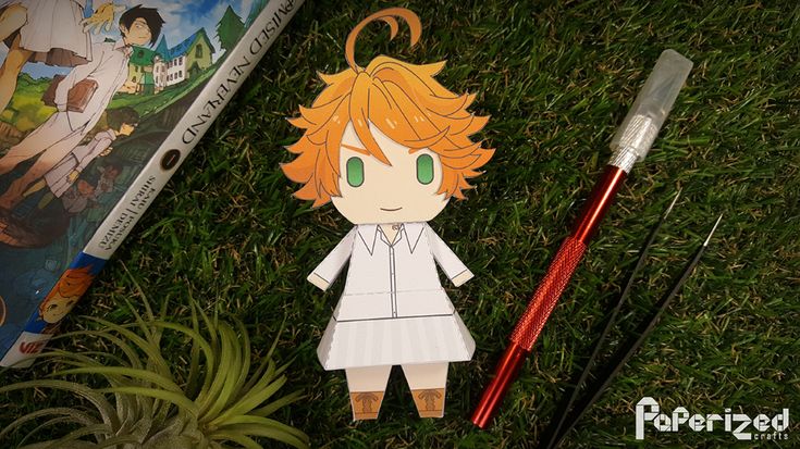 The Promised Neverland Emma Papercraft Paperized Crafts Anime