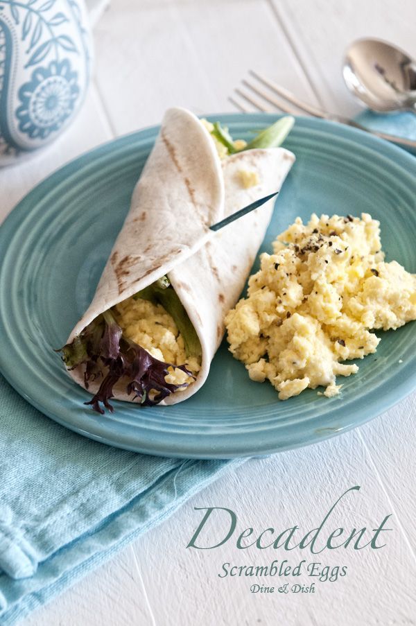 Simplifying Spring Recipe Decadent Scrambled Eggs Dine And Dish Recipes Best Brunch