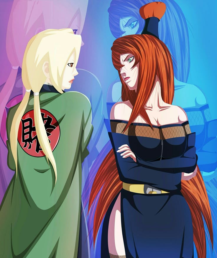 Tsunade Vs Mei Naruto Shippuden Anime Anime Naruto Naruto Art