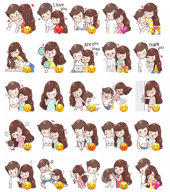 100 Telegram Love Stickers Collections