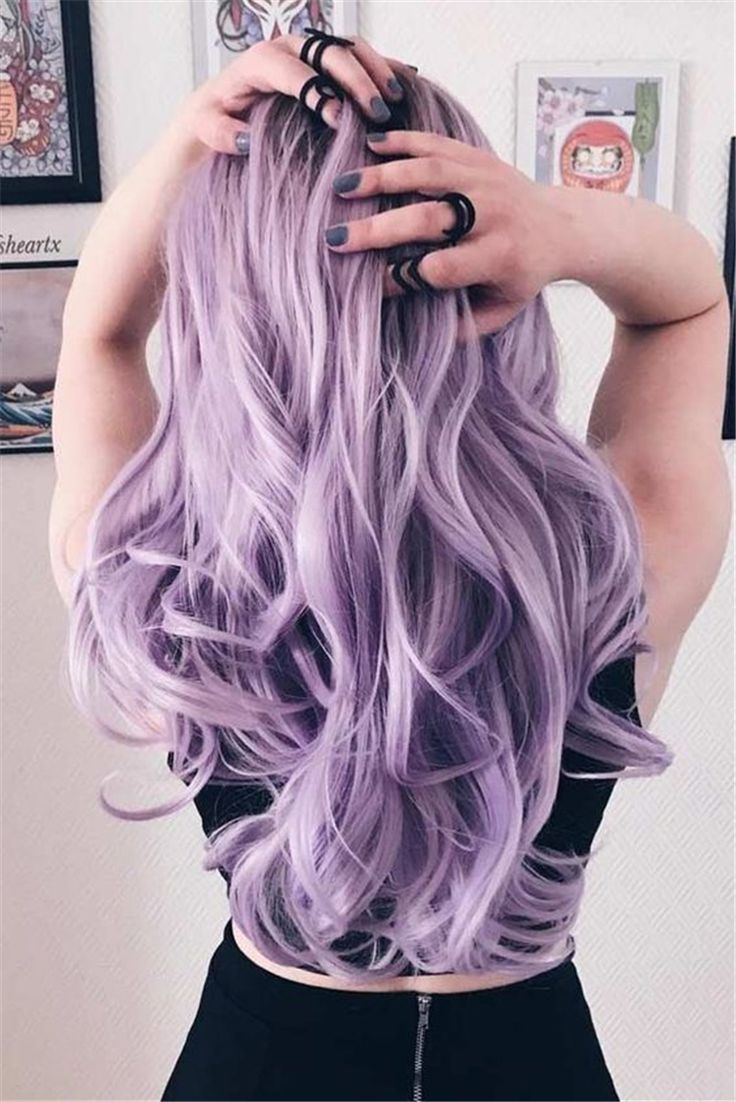 80 Chic Ombre Lavender Hairstyles With Highlights Trend In 2019