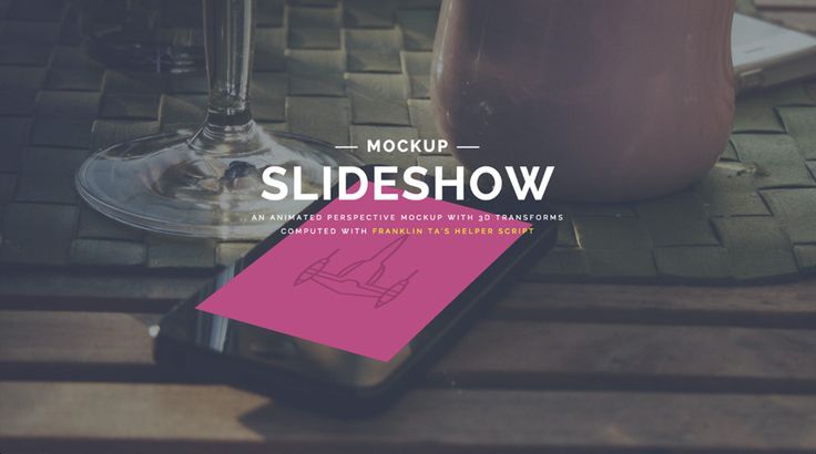Perspective Mockup Slideshow Codrops Web Development Design Web Ui Design Perspective