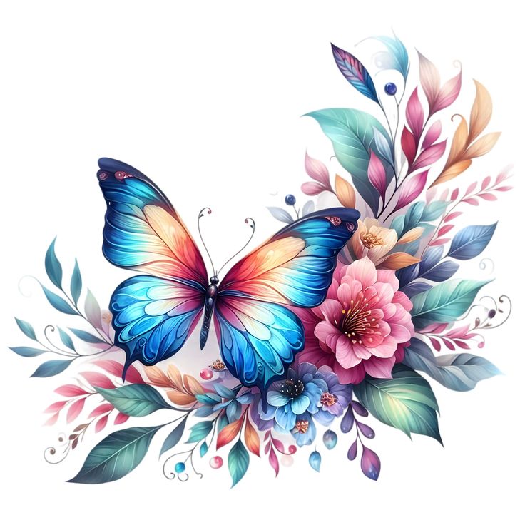 Car Sticker Watercolor Butterflies Sticker Weatherproof Outdoor Vinyl