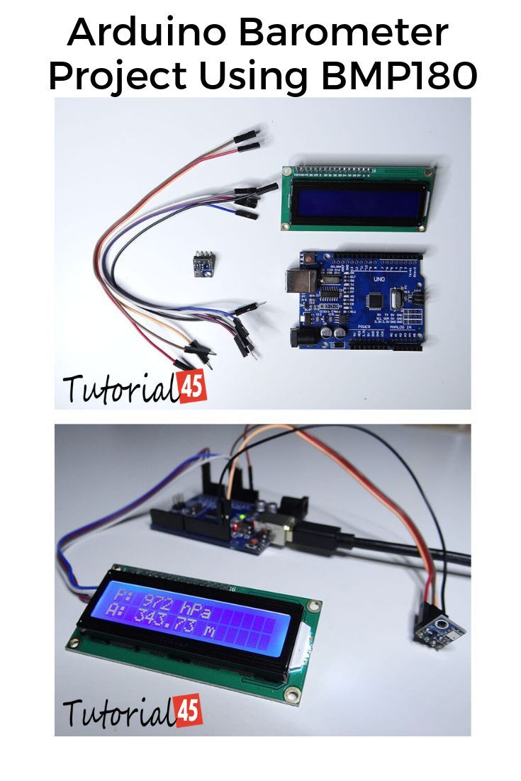 Arduino Barometer Project Using Bmp180 Arduino Barometer Bmp180