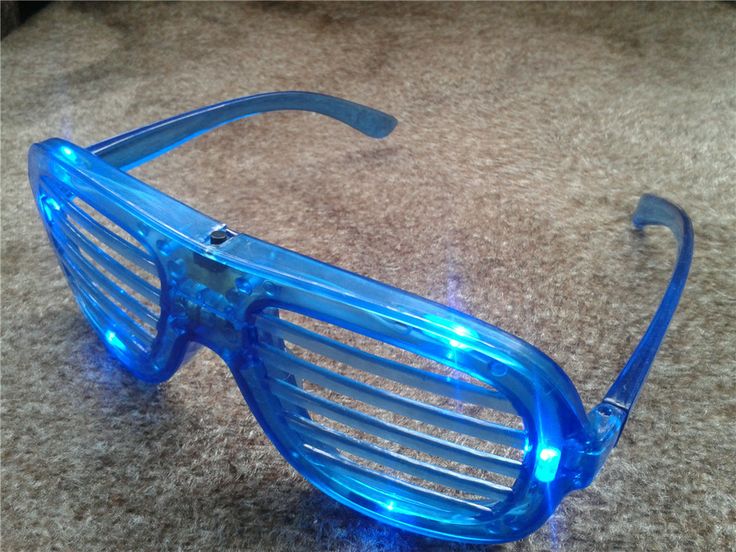 Led Flashing Light Up Shutter Shades Shutter Shades Light Up Light