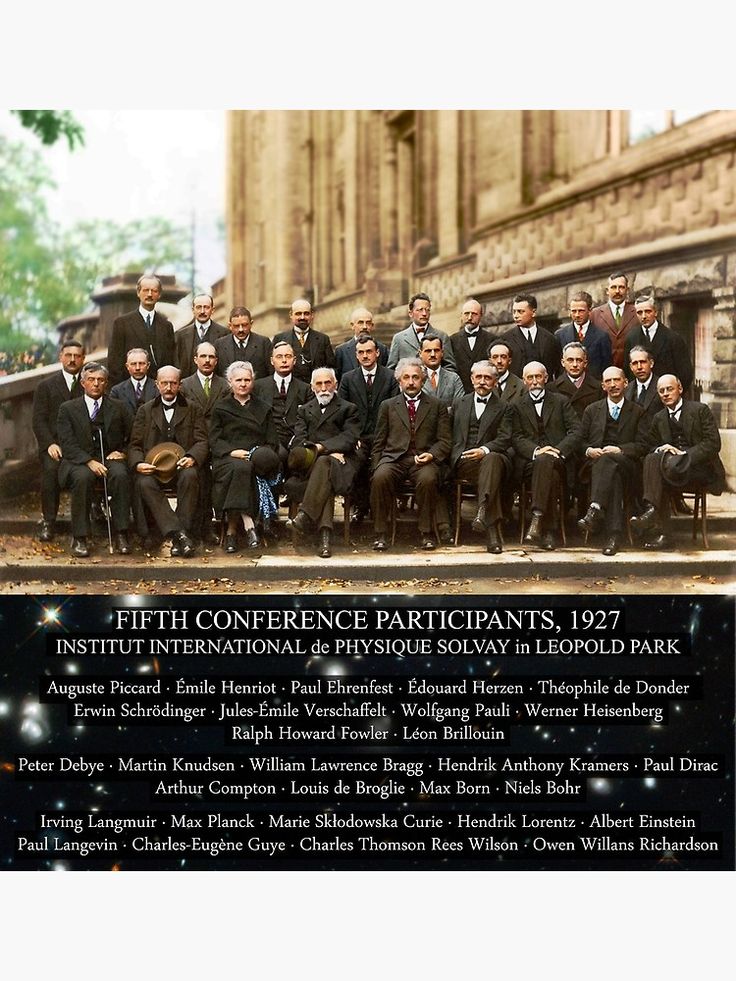 1927 Solvay Conference (spacetime bg), posters, prints Canvas Print by ... 1927 Solvay Conference (spacetime bg), posters, prints Canvas Print by ...