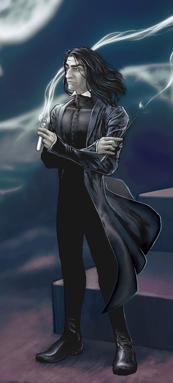 Pin By Lala Depp On Severus Snape Severus Snape Fanart Harry Potter
