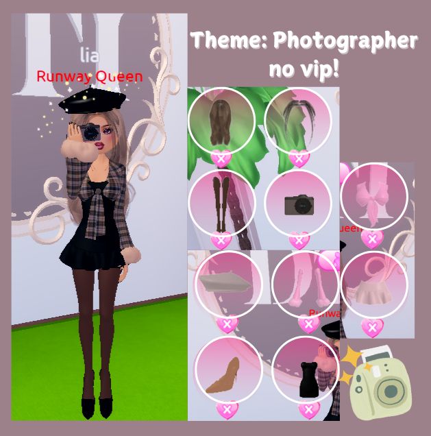 Theme Photographer Dress To Impress Vip Dress Dress To Impress Photographer Outfit