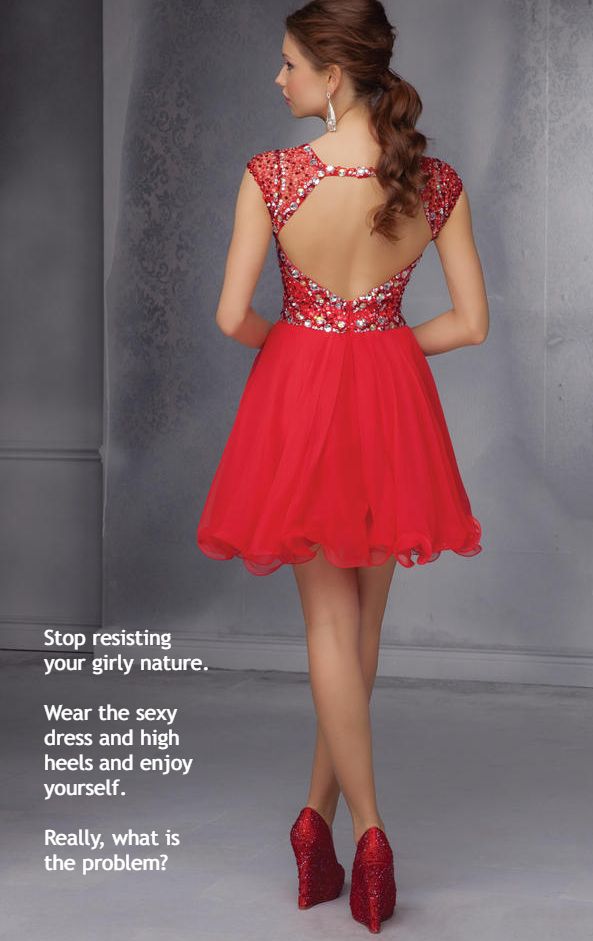 Sissy Dress Pink Dress Sadie Hawkins Day Upbeat Quotes Crossdresser Makeover Formal Dresses