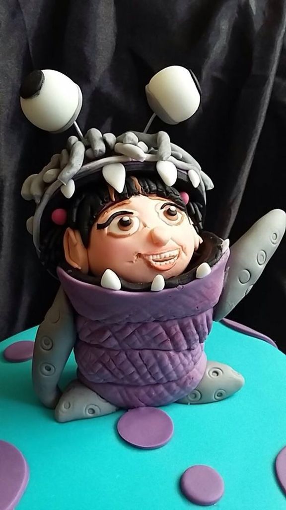 Boo Monsters Inc Cake Monster Inc Cakes Cupcake Cakes Cake