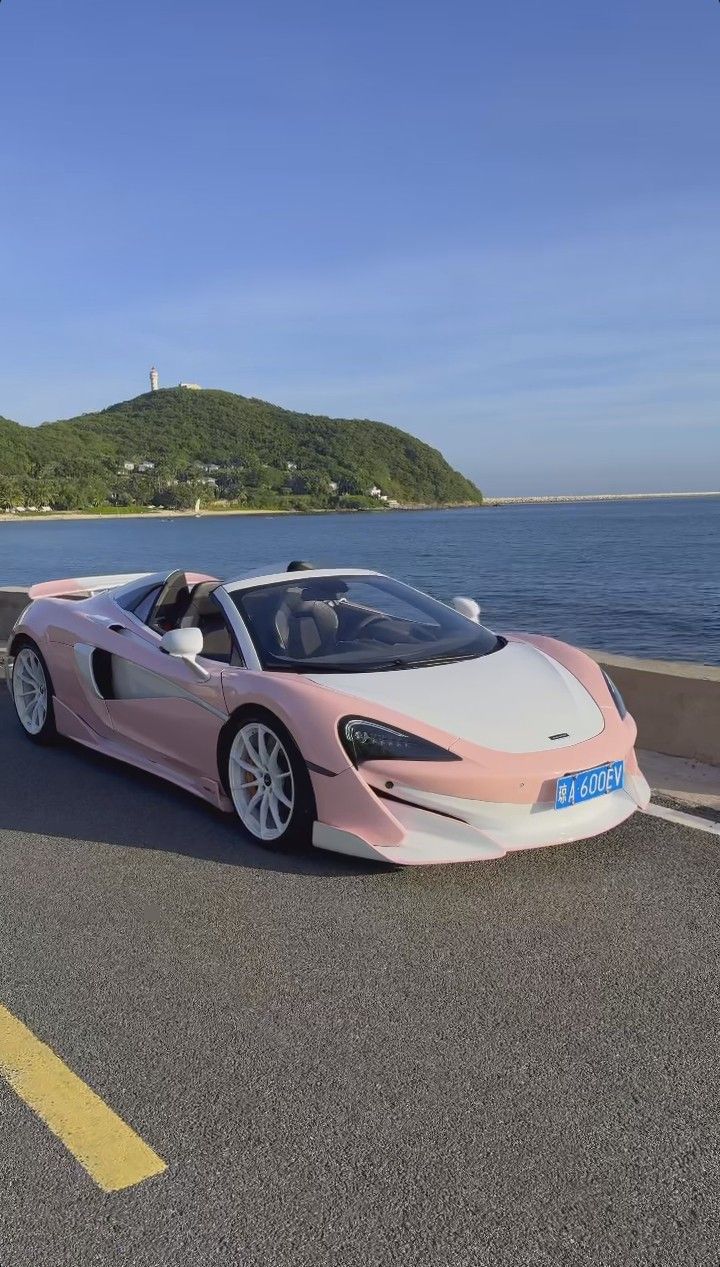 Mclaren 570 P1 Pink White Color Макларен 570 Розово белый ` доска желаний ` доска визуализаций